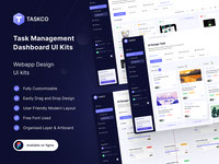 Task Management Dashboard UI Design Kits :: Behance