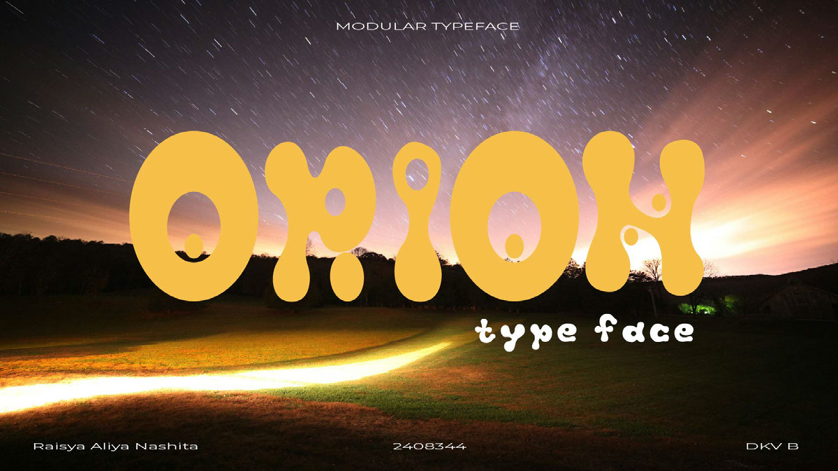 orion typeface on Behance :: Behance