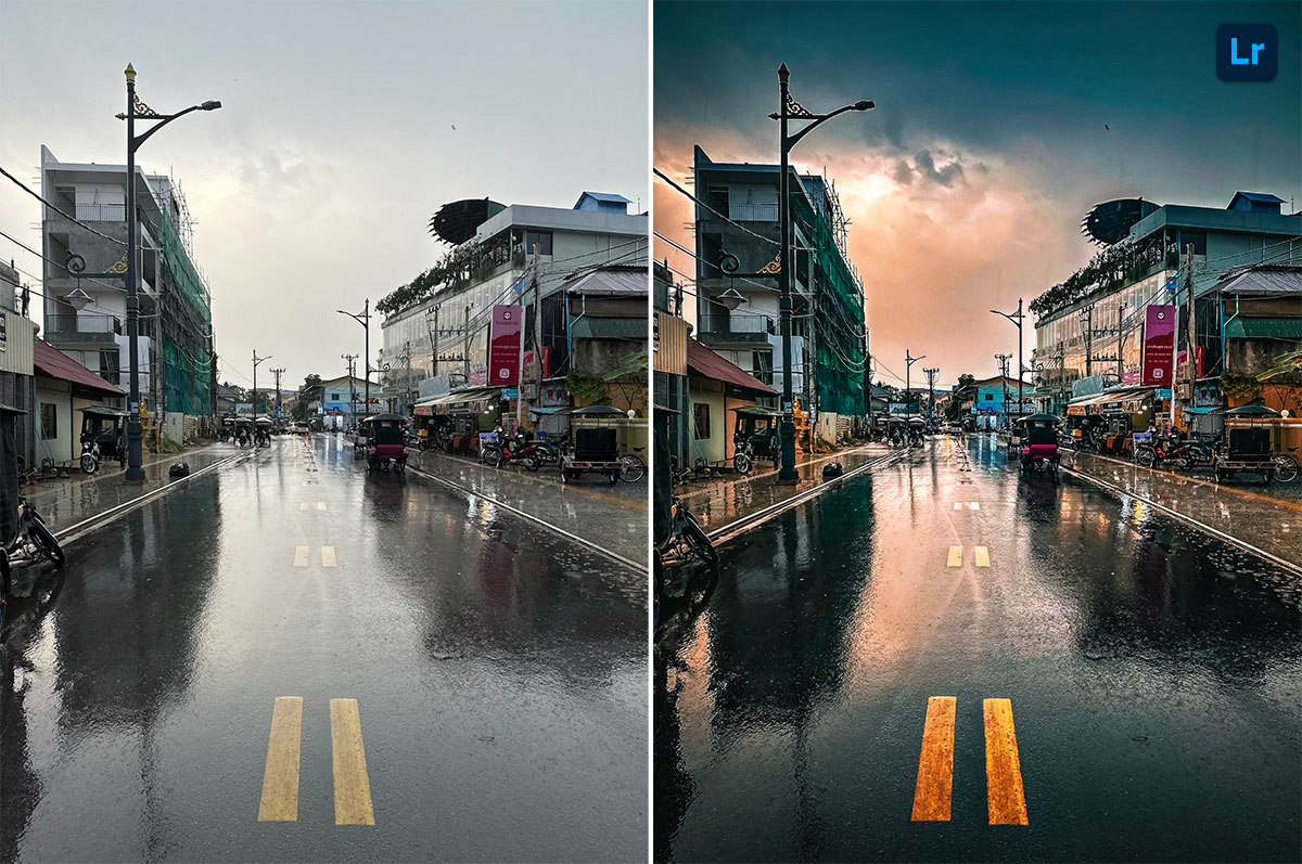 Cambodia road | Edit | Photoshop Lightroom
