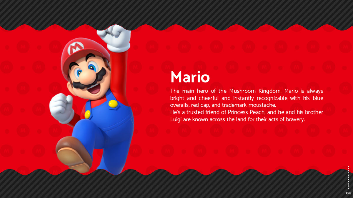 super mario template on Behance :: Behance
