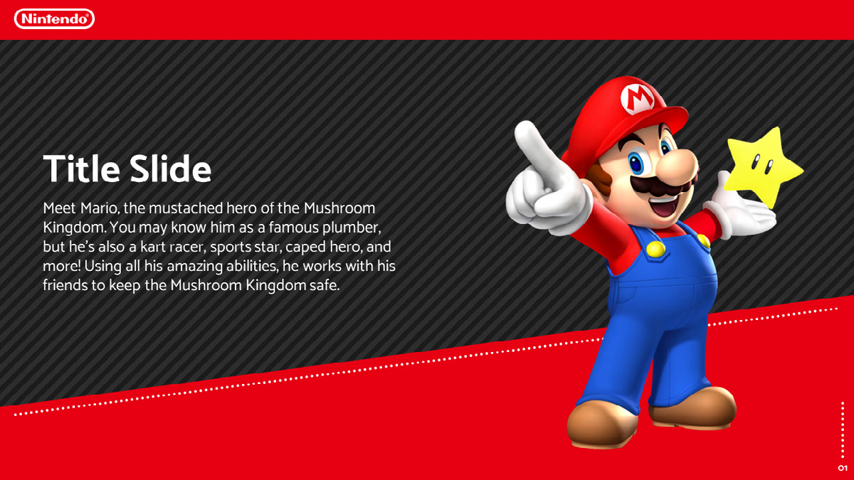 super mario template on Behance :: Behance