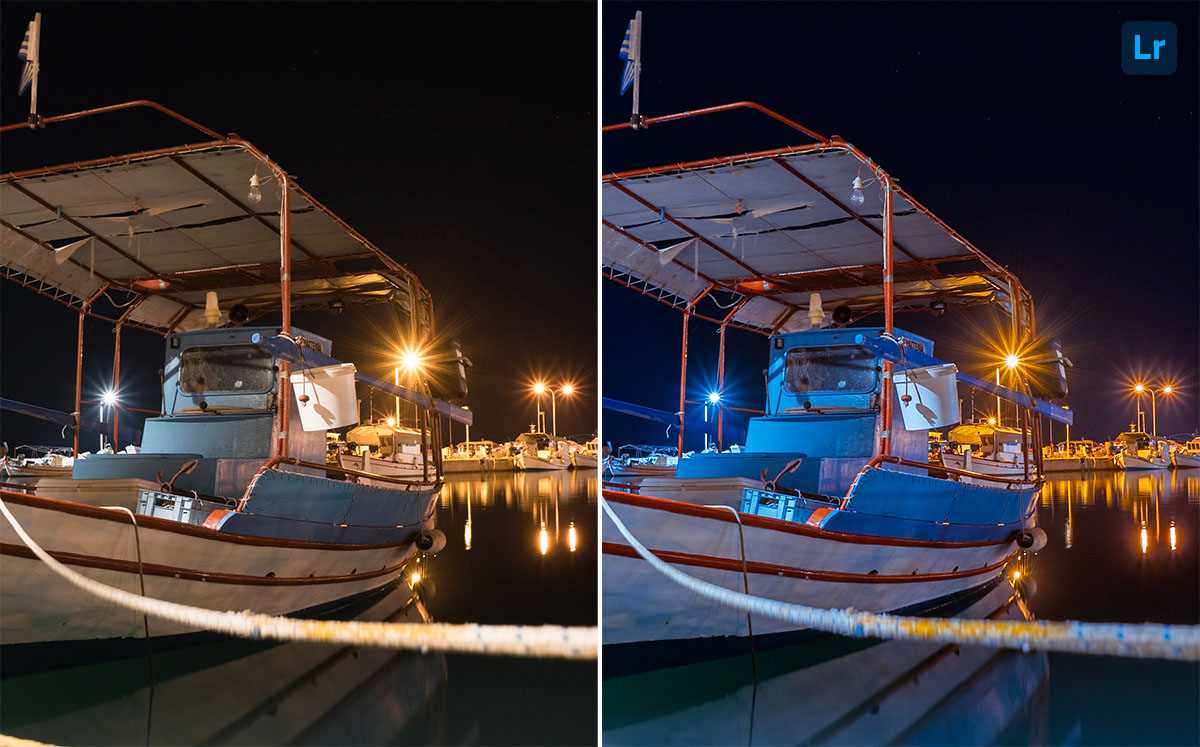 Moudros port | Edit | Photoshop Lightroom