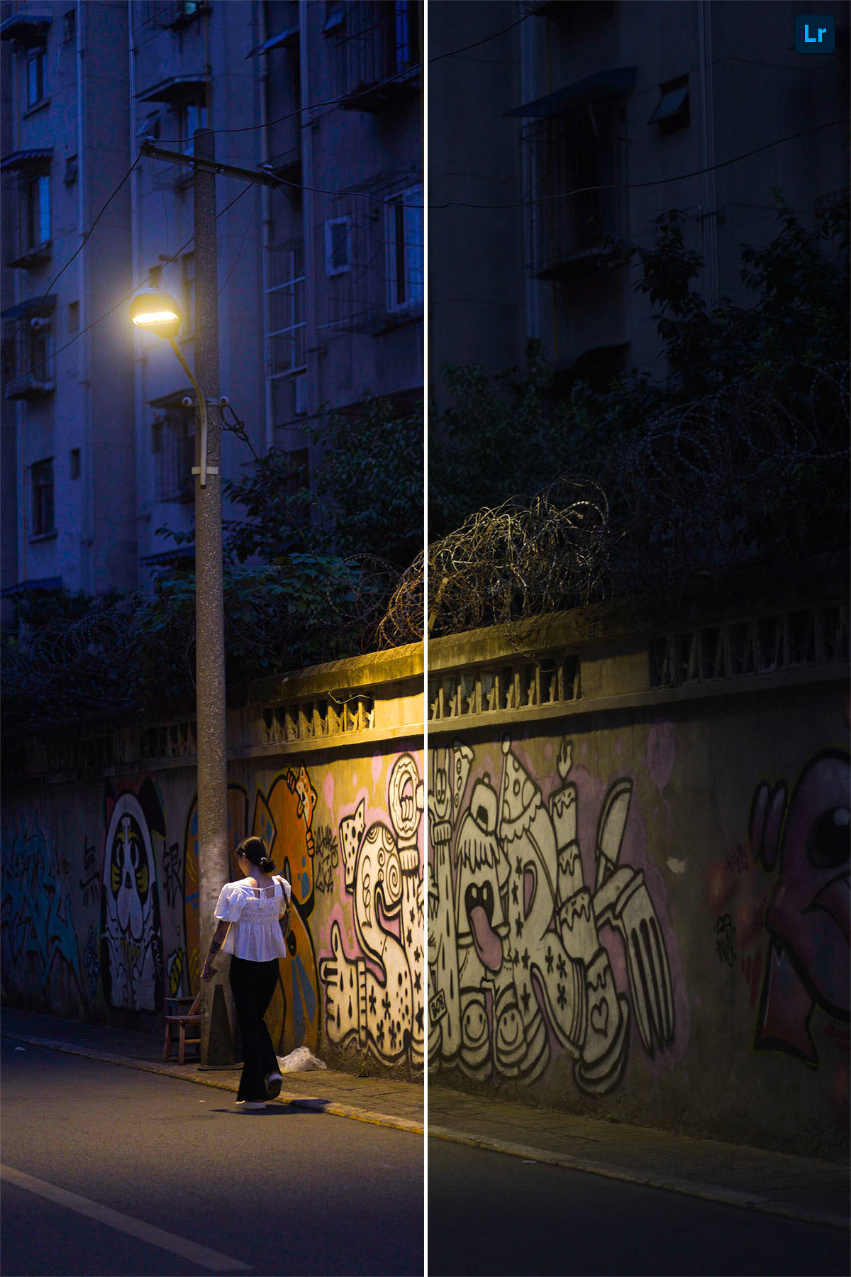 Street light | Remix | Photoshop Lightroom