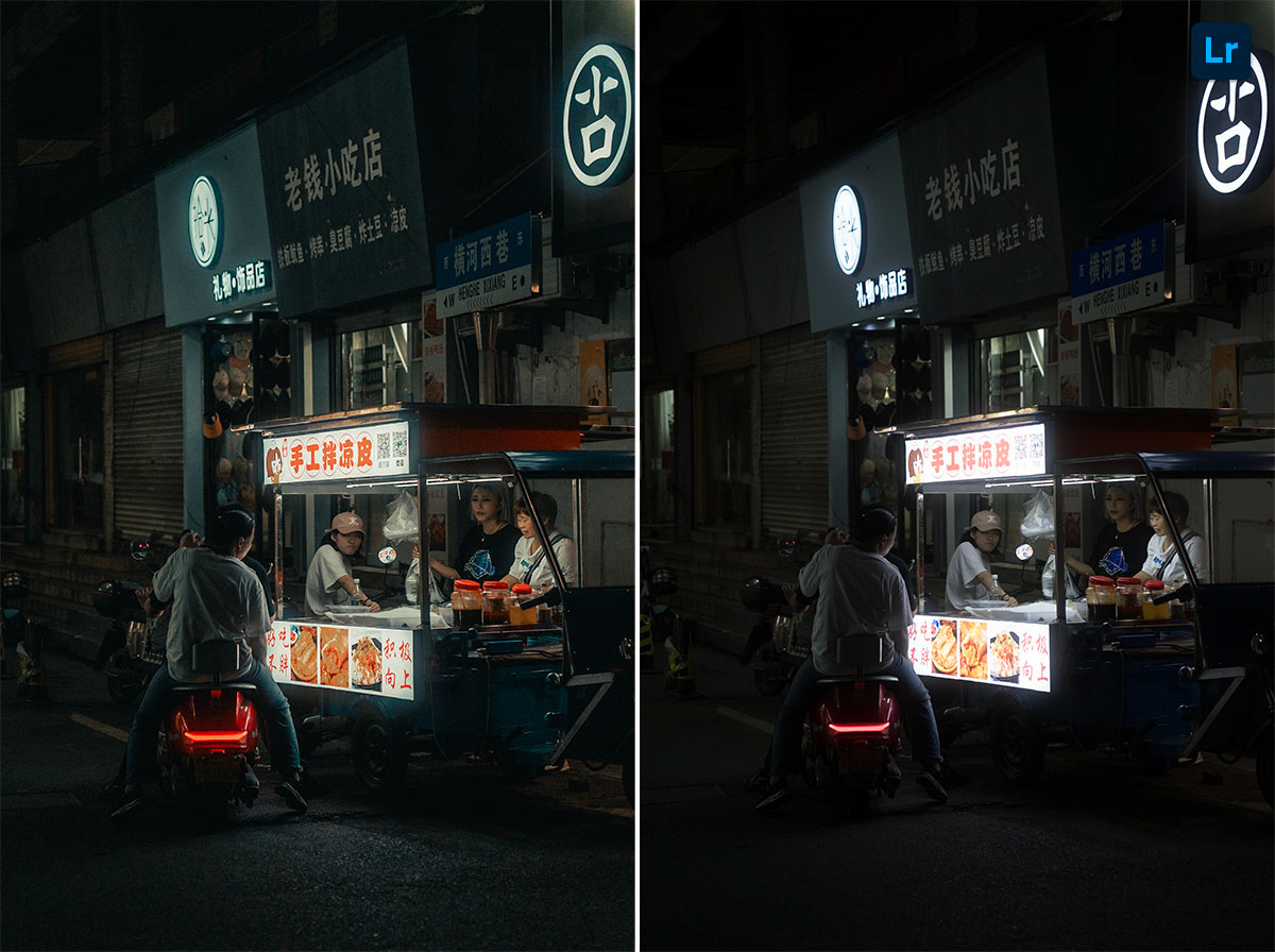 night street | Edit | Photoshop Lightroom