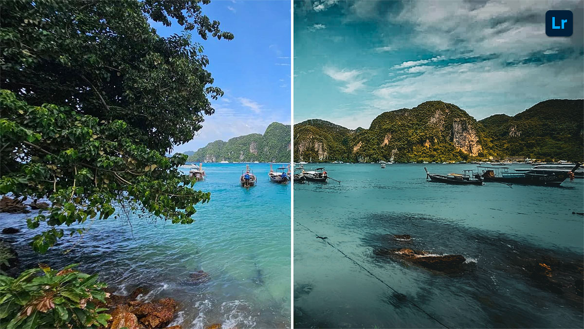 Phi Phi island sea | Edit | Photoshop Lightroom