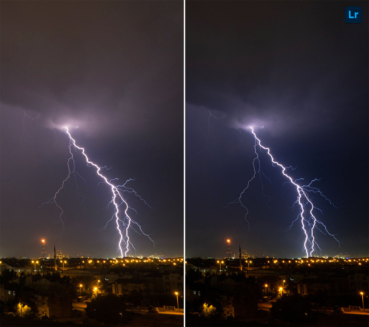 lightning | Edit | Photoshop Lightroom