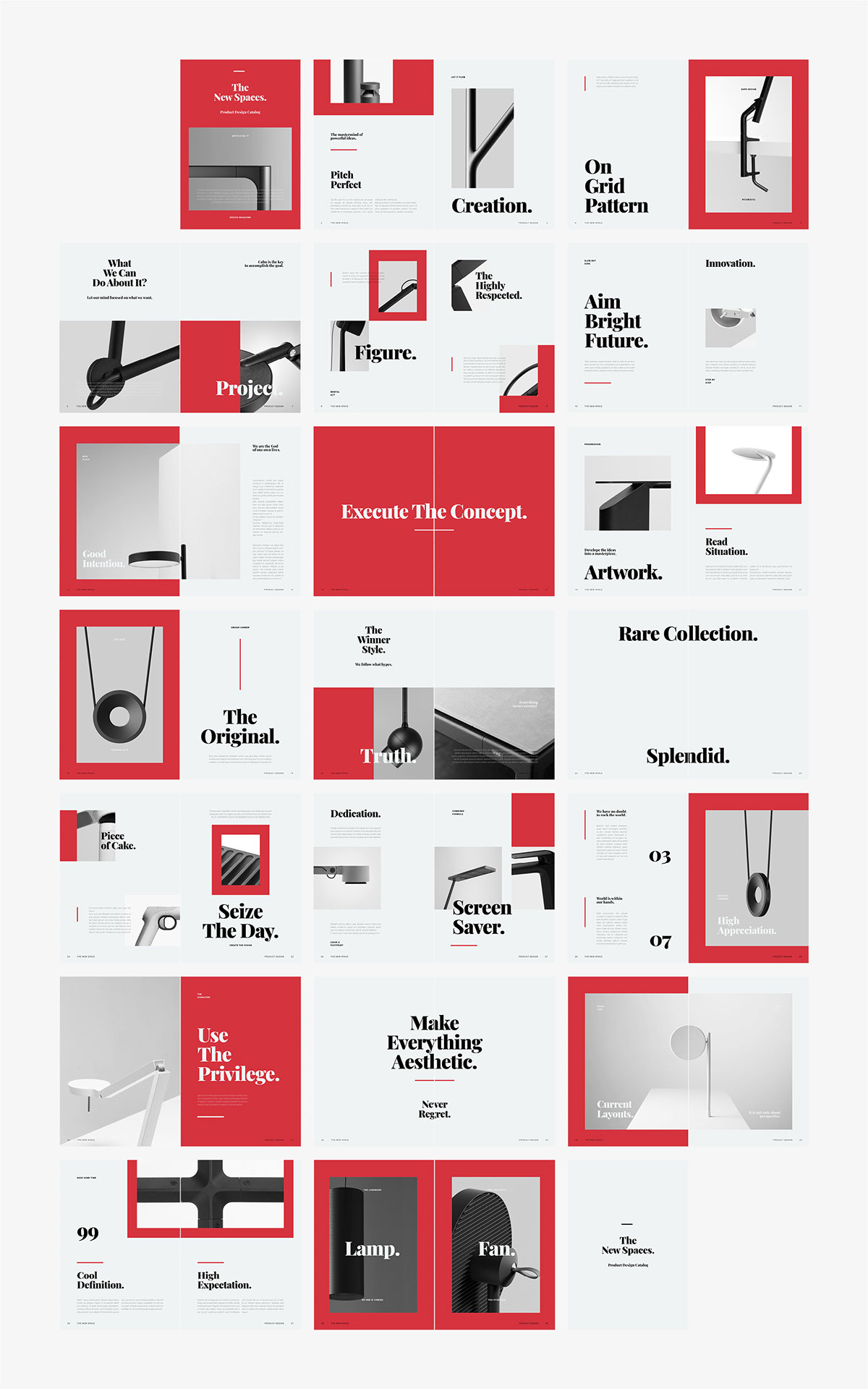 SPACES Multipurpose Catalog InDesign Template on Behance :: Behance