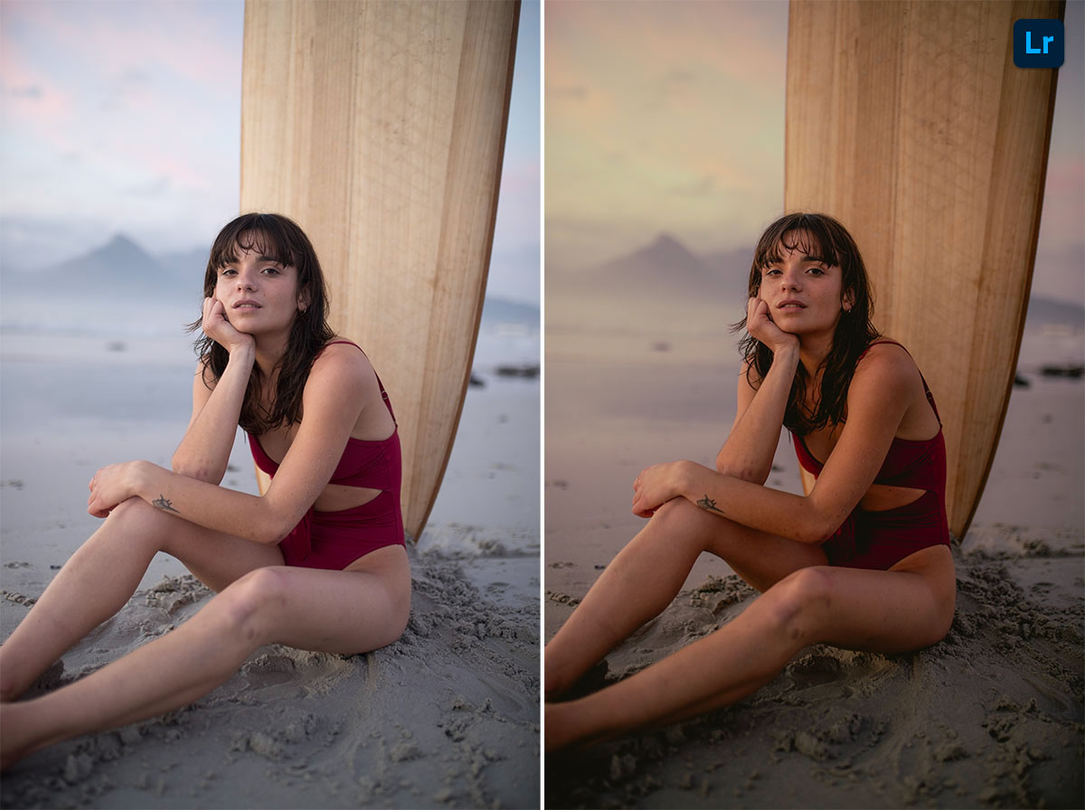 Surfer girl | Remix | Photoshop Lightroom