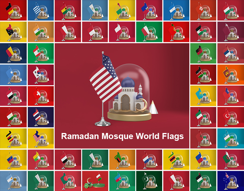 Ramadan Mosque World Flags on Behance :: Behance