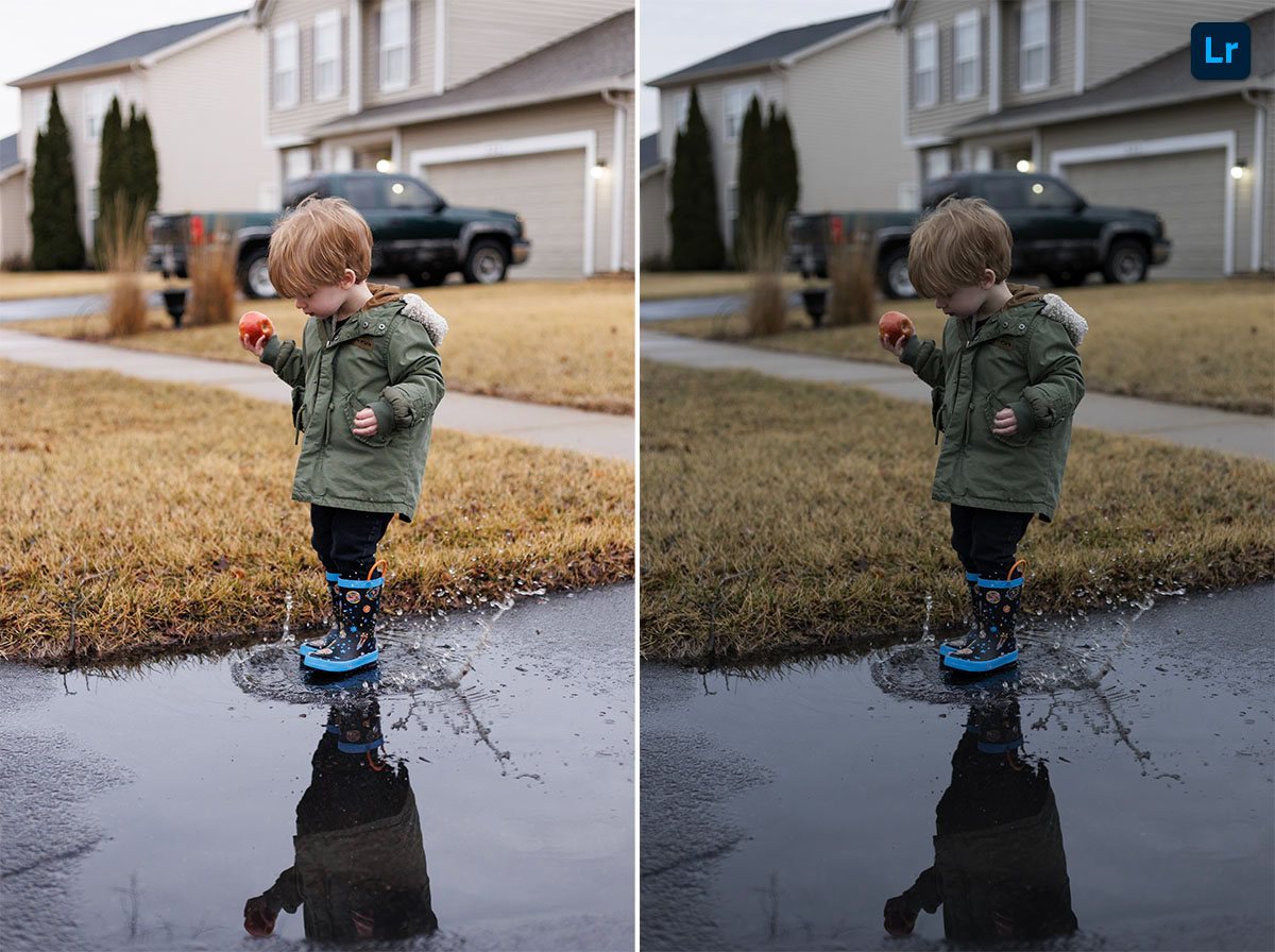 Jump in the puddles | Edit | Photoshop Lightroom