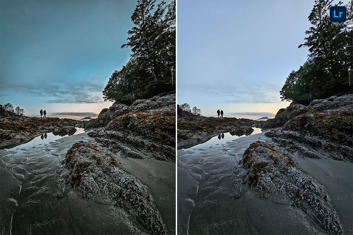 Beach reflection | Edit | Photoshop Lightroom
