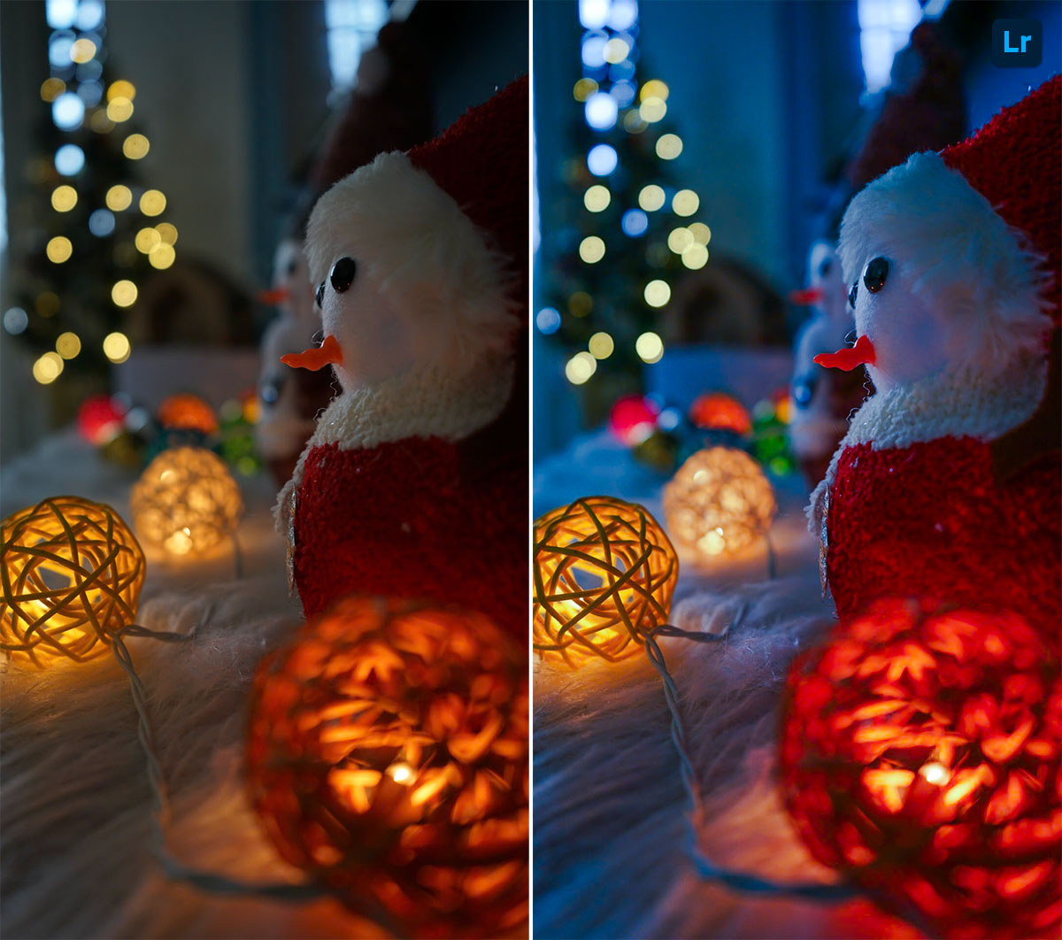 Christmas snowman | Edit | Photoshop Lightroom