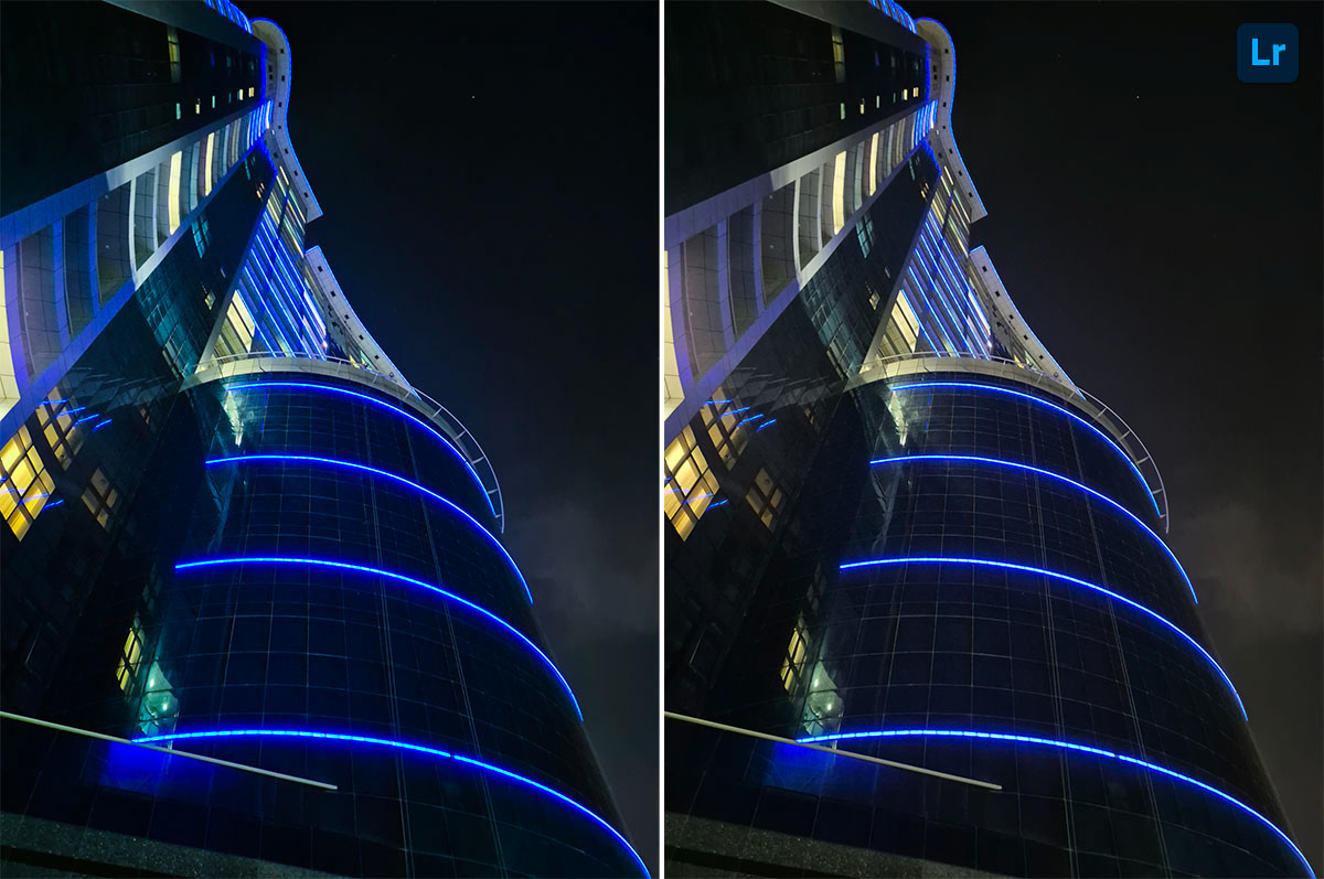 Glowing Building | Edit | Photoshop Lightroom