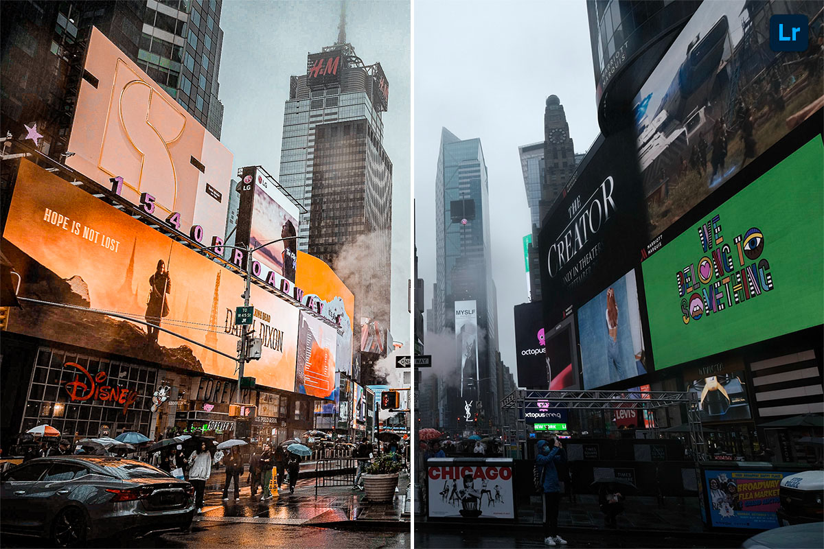 Times Sq | Edit | Photoshop Lightroom