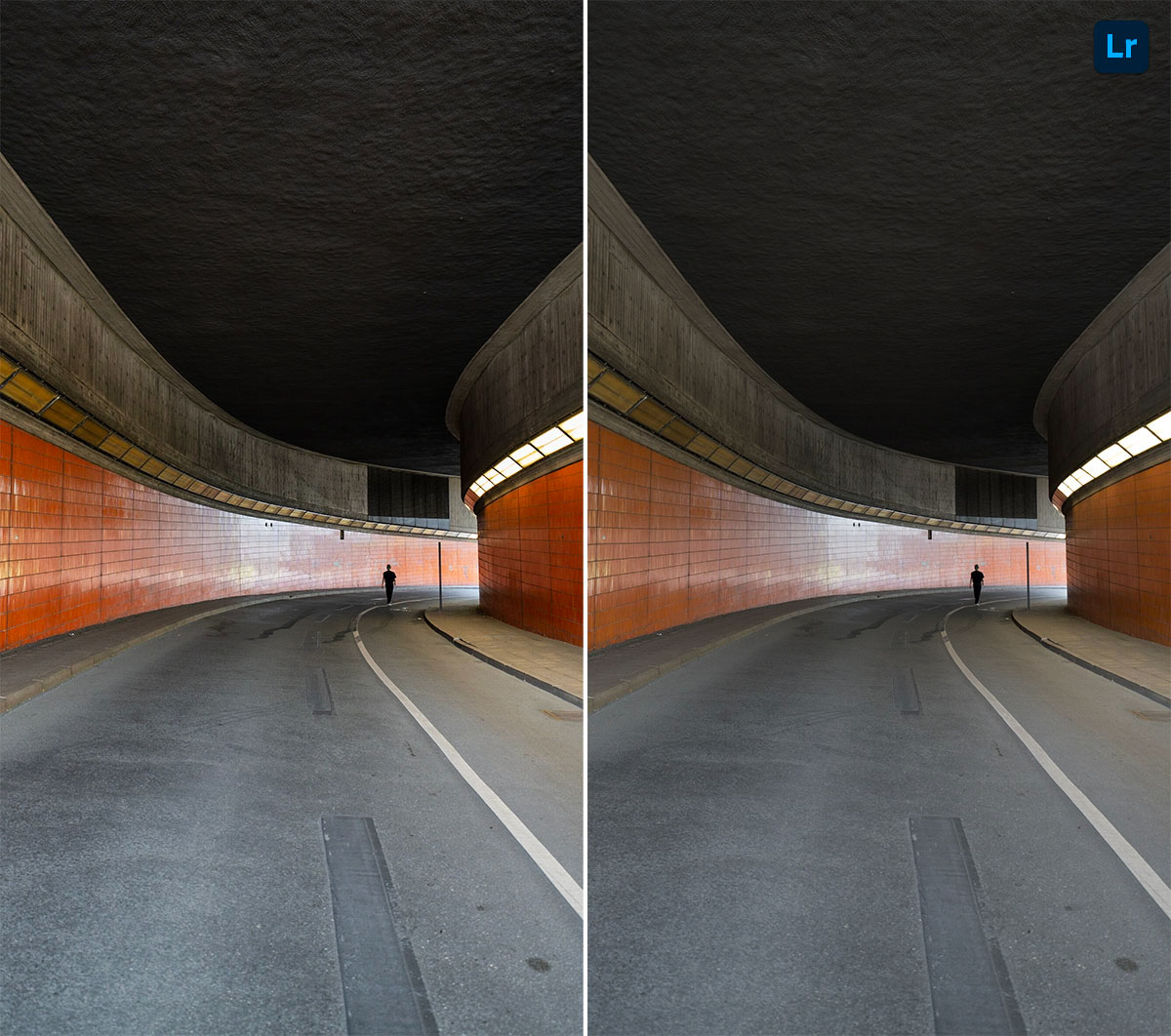 Leading Lines @ Berlin Tunnel | Remix | Photoshop Lightroom