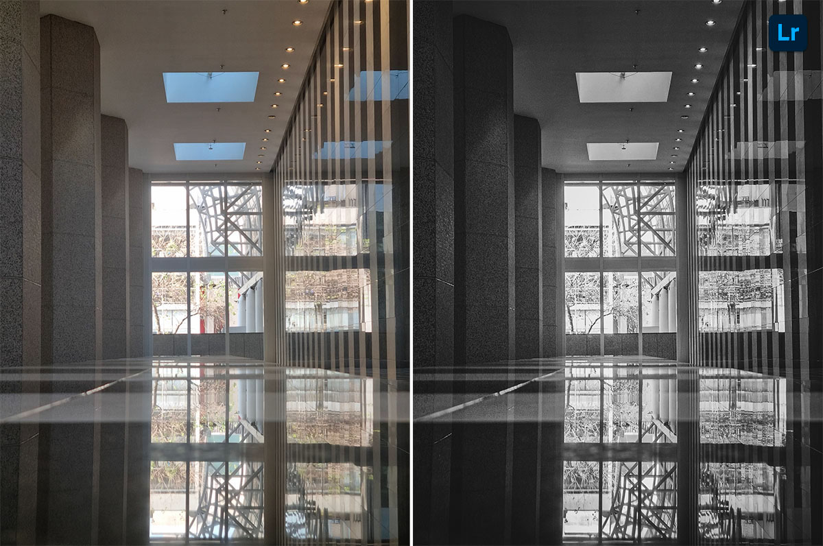 Modern entry hall | Edit | Photoshop Lightroom