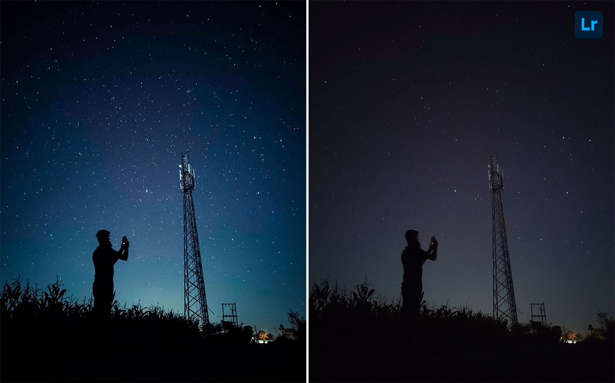 Starry night. | Edit | Photoshop Lightroom