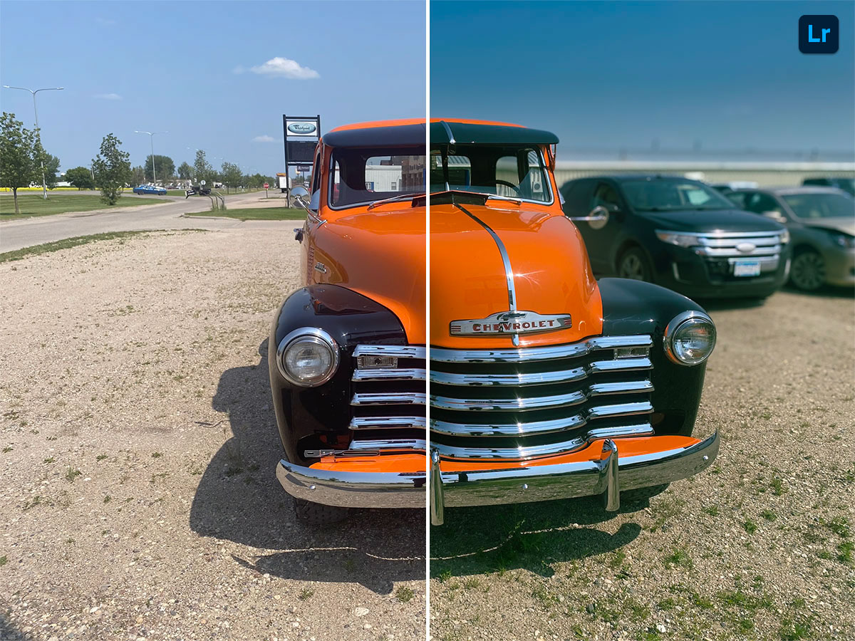 Restored classic Chevy pickup | Edit | Photoshop Lightroom