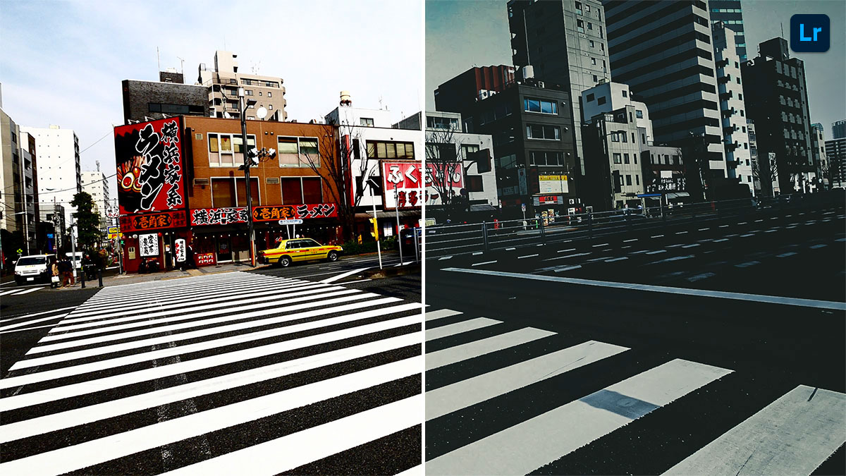 Japanese Crosswalk | Edit | Photoshop Lightroom