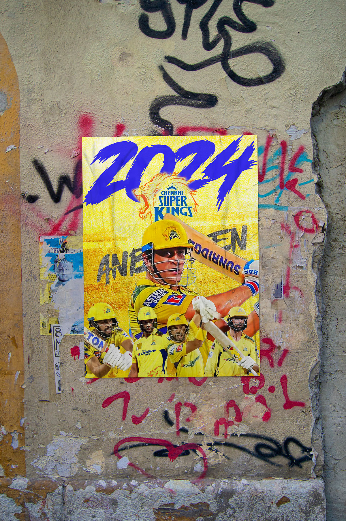 CSK POSTER on Behance :: Behance