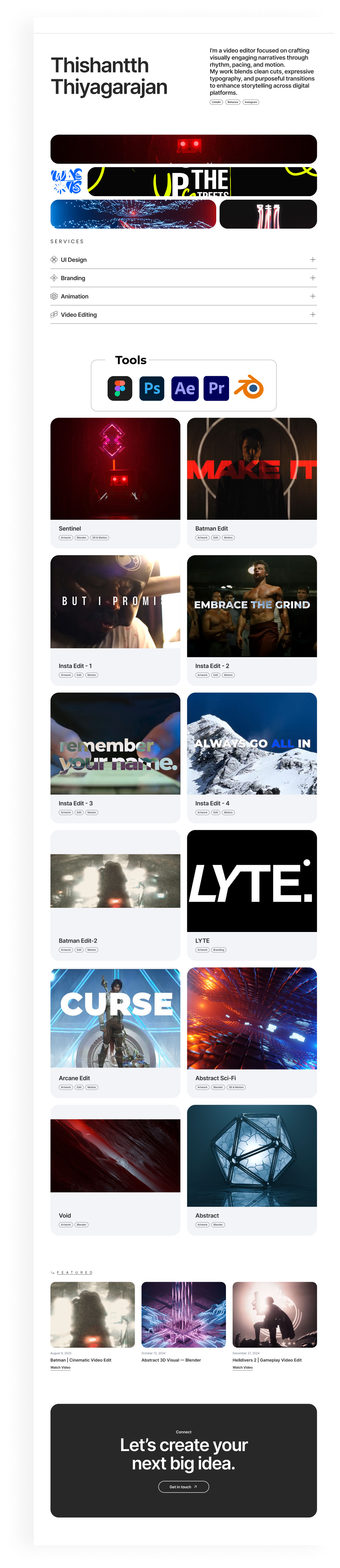 Video Editing Portfolio on Behance :: Behance