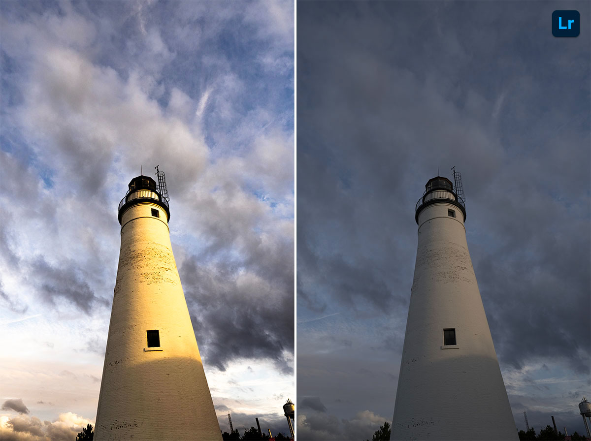 Stormy lighthouse | Remix | Photoshop Lightroom