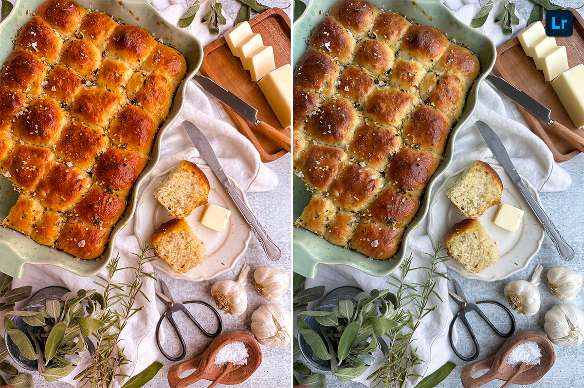 herb yeast rolls | Remix | Photoshop Lightroom