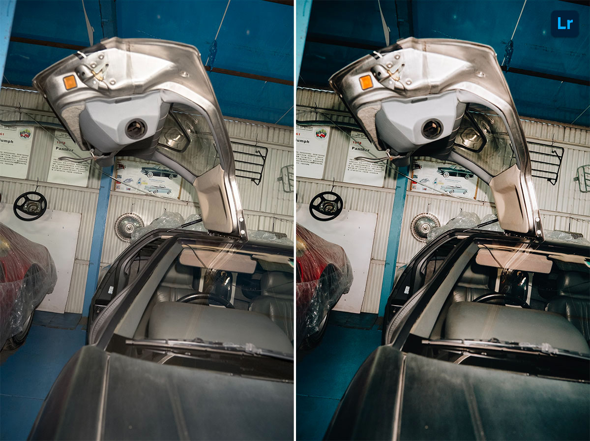 Back in Time with a Dolorian | Edit | Photoshop Lightroom