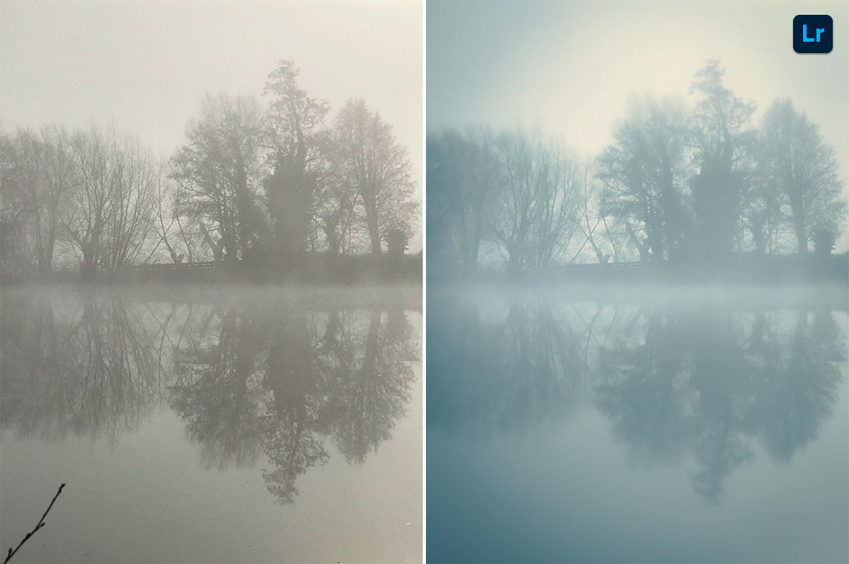brume sur le lac | Edit | Photoshop Lightroom