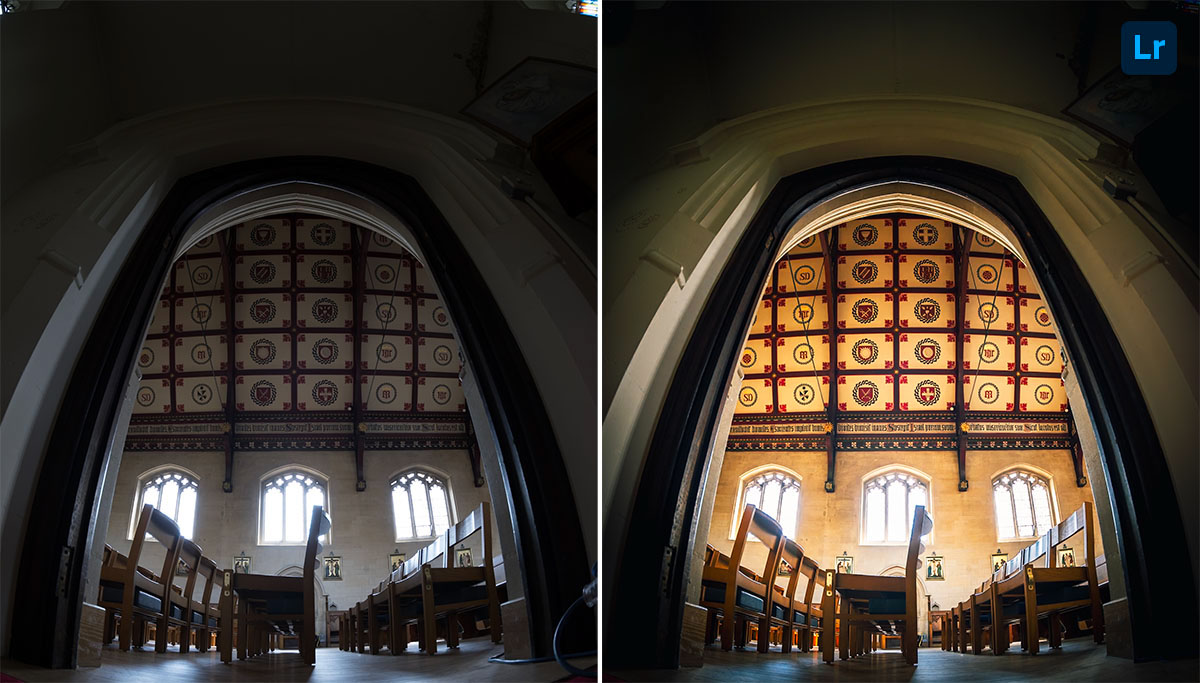 Chapel perspective | Edit | Photoshop Lightroom
