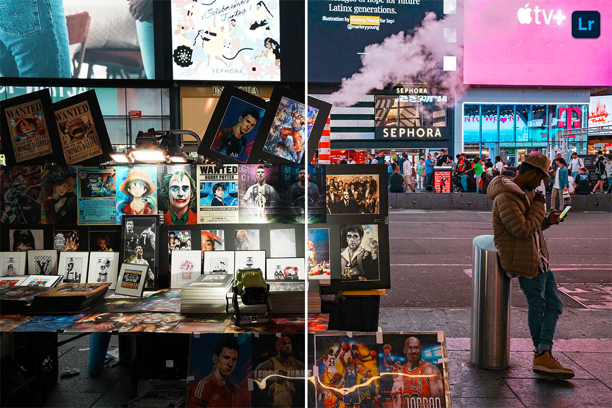 New York Times Square | Edit | Photoshop Lightroom