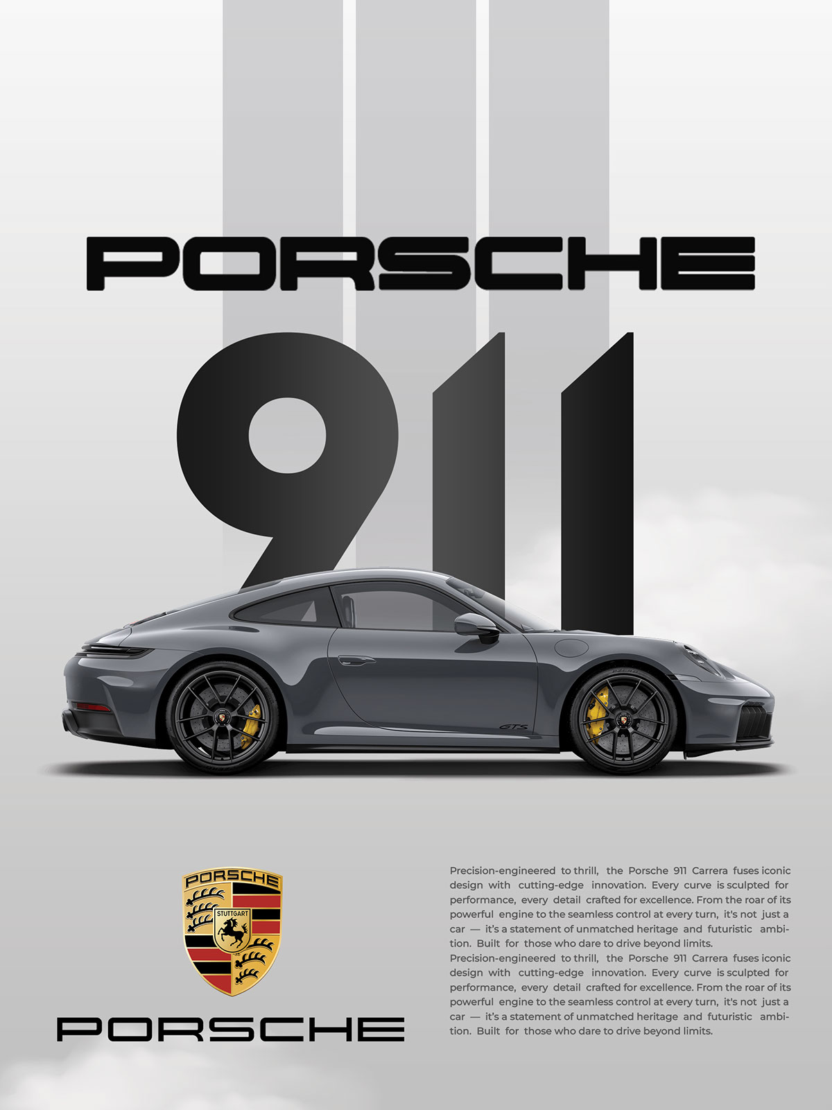 Porsche_911_Poster_Design on Behance :: Behance