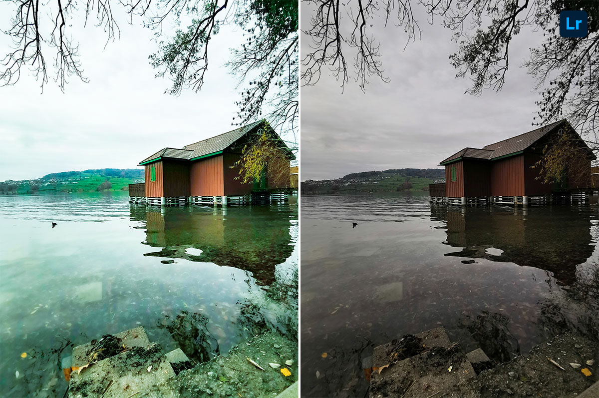 House on the Lake | Remix | Photoshop Lightroom