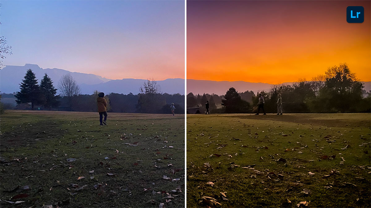 iPhone Sunset | Edit | Photoshop Lightroom