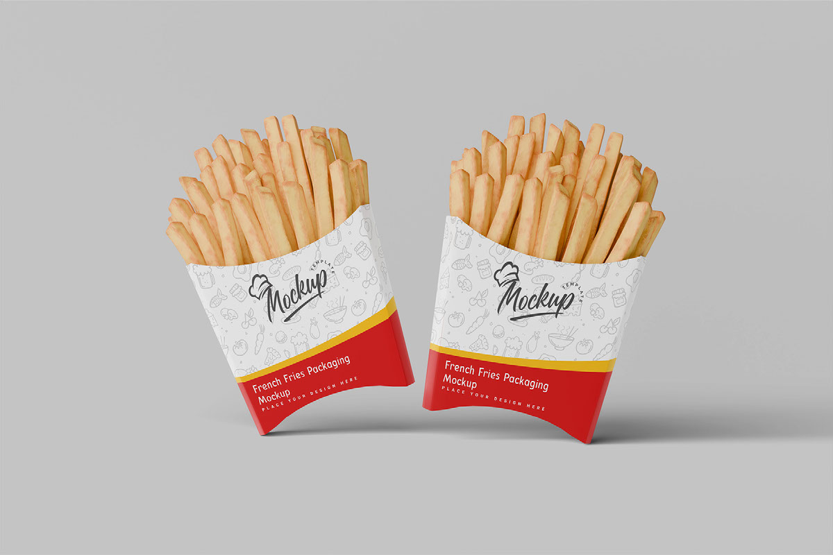 FREE French Fries Packaging Mockup on Behance :: Behance