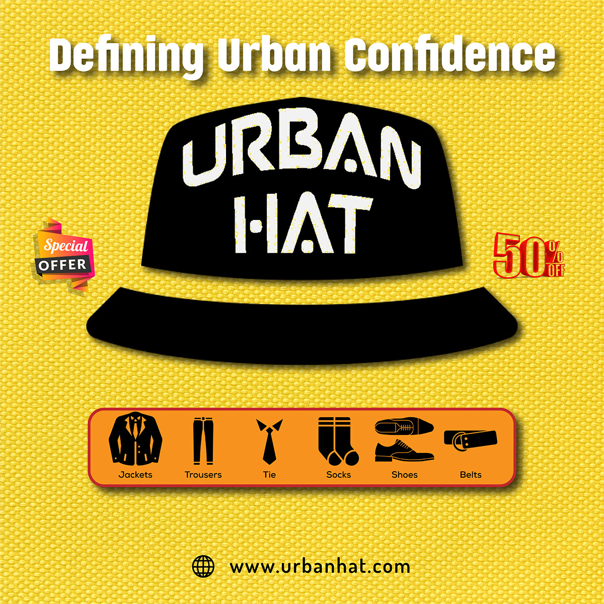 Urban Hat Poster on Behance :: Behance