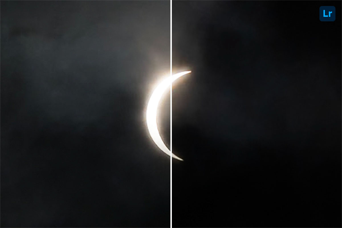 Eclipse in NJ | Edit | Photoshop Lightroom