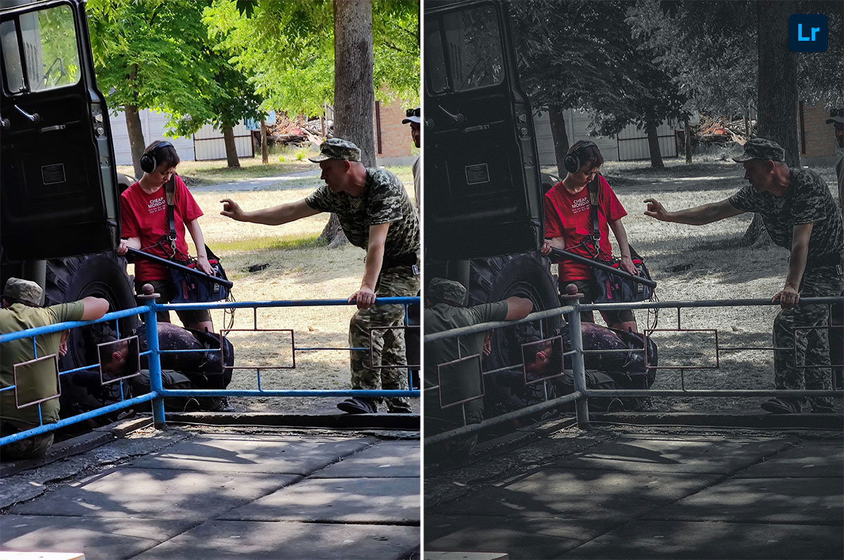American press in Ukrainian army | Edit | Photoshop Lightroom