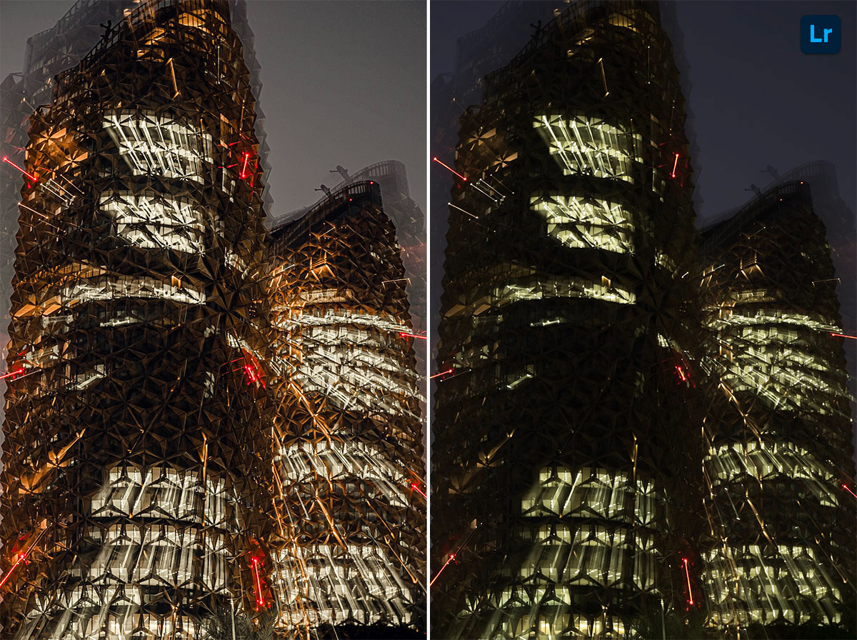 Al Bahr Towers in Abu Dhabi | Edit | Photoshop Lightroom