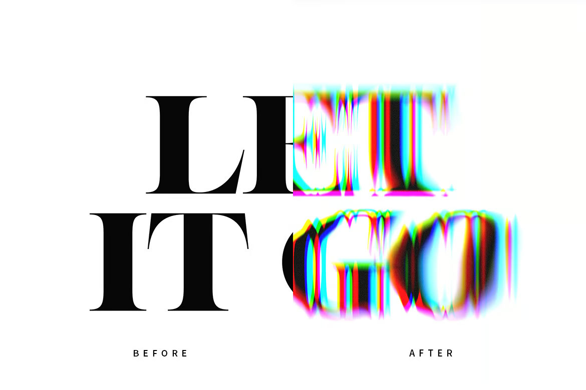 Warped Glass Texture Text Effect Mockup on Behance :: Behance