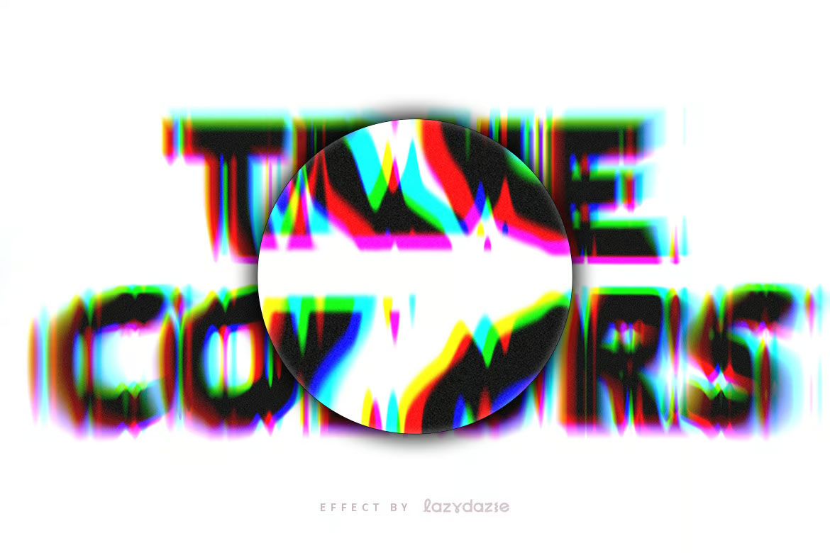 Warped Glass Texture Text Effect Mockup on Behance :: Behance
