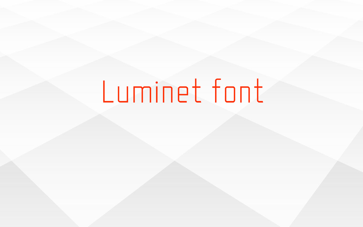 Luminet-Regular-061-25 on Behance :: Behance