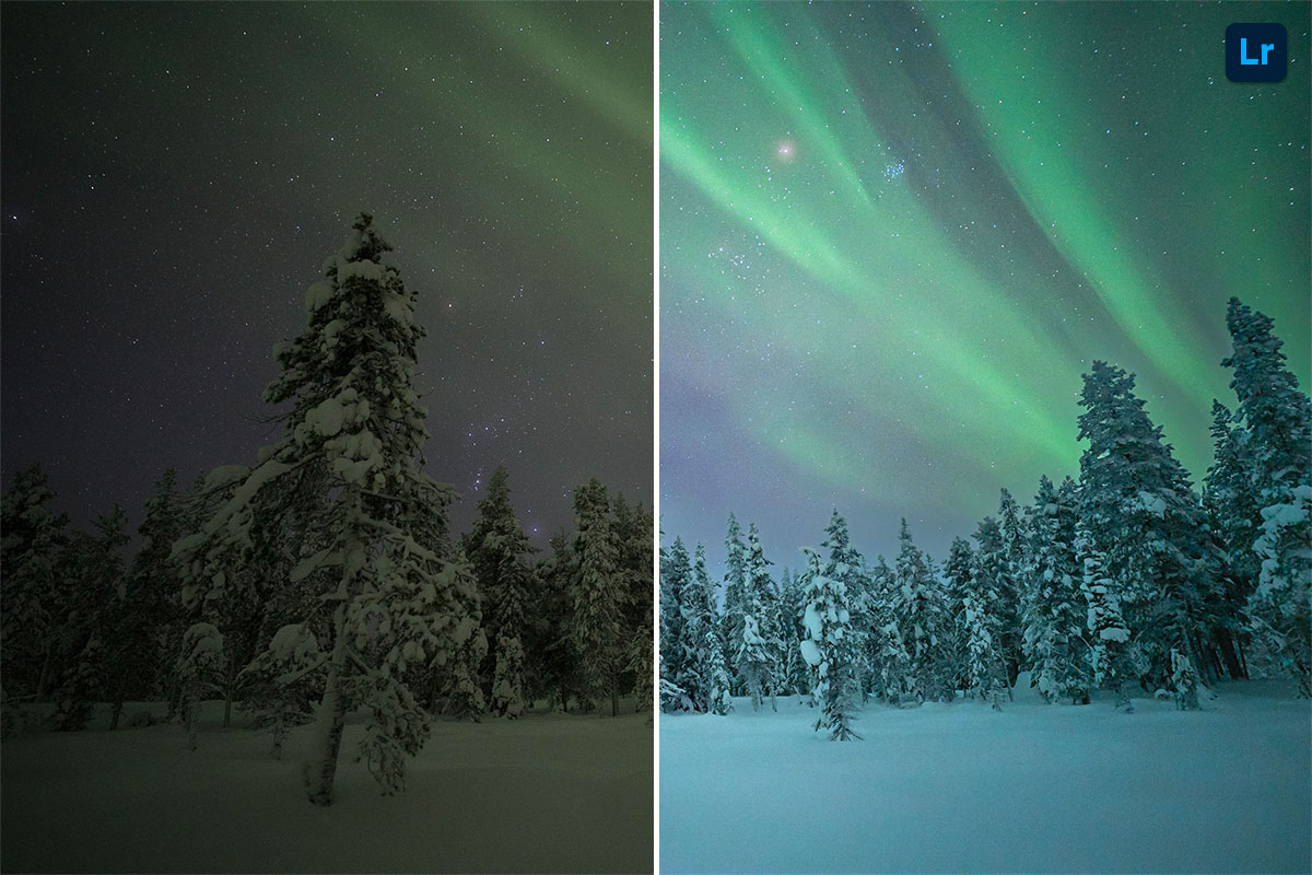 Northern lights | Edit | Photoshop Lightroom