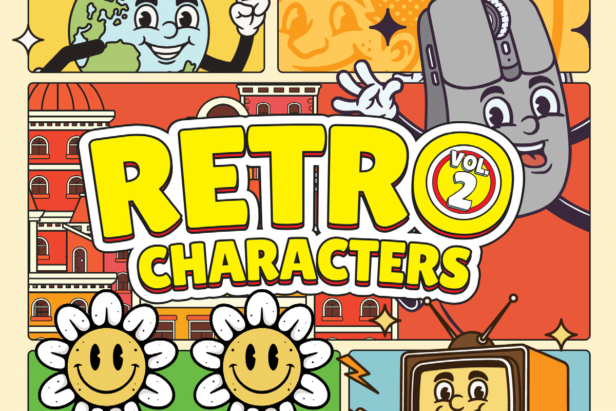 Cartoon Retro Characters on Behance :: Behance