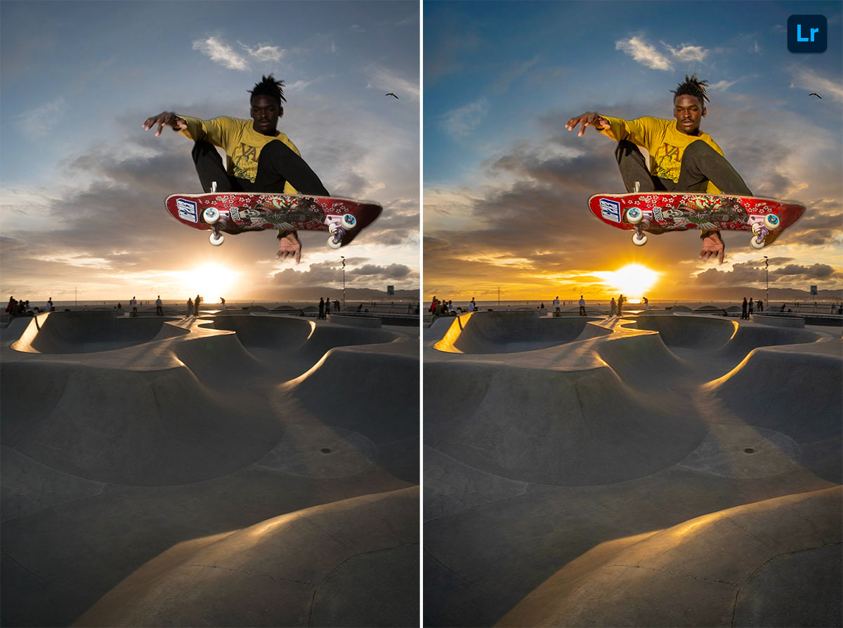 sunset stalefish grab | Edit | Photoshop Lightroom