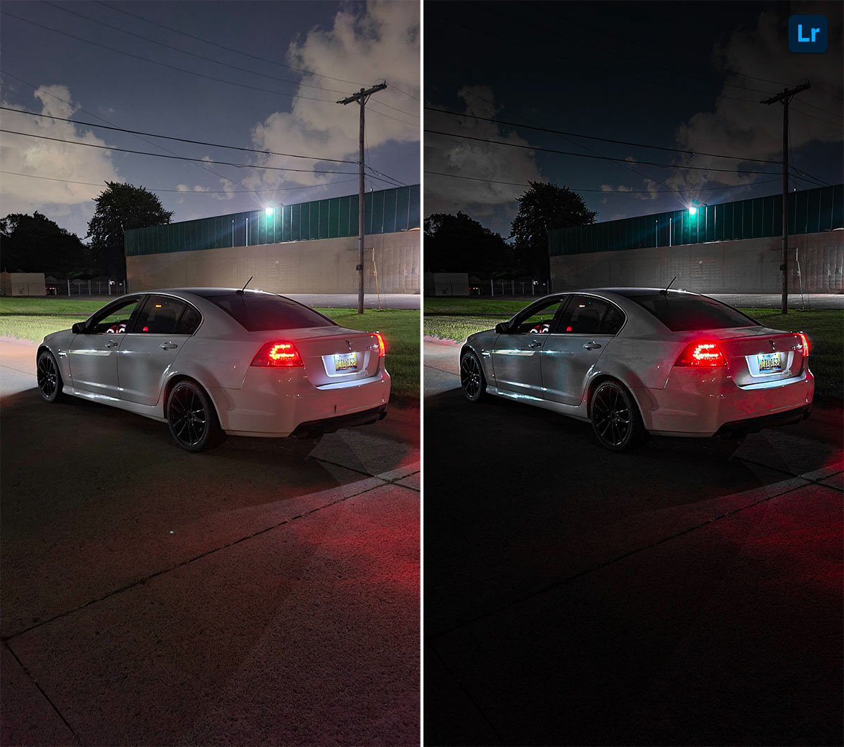 Pontiac G8 Night Shot | Edit | Photoshop Lightroom