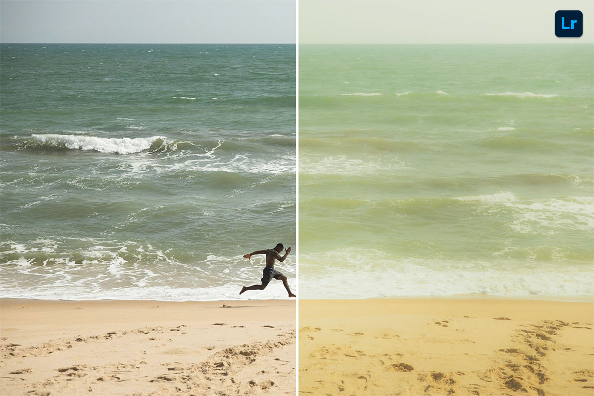 Running across tides | Remix | Photoshop Lightroom