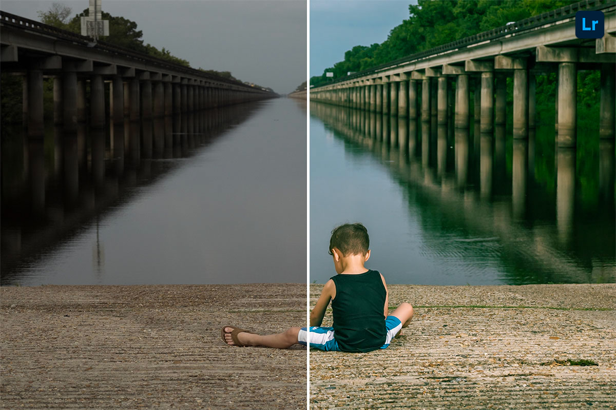 J.J. at Atchafalaya Basin Bridge. | Edit | Photoshop Lightroom