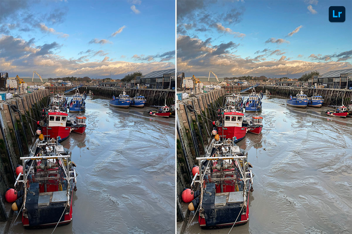 Whitstable Harbour Boats | Edit | Photoshop Lightroom