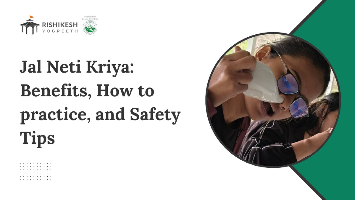Jal Neti Kriya Benefits How to practice and Safety Tips on Behance ...